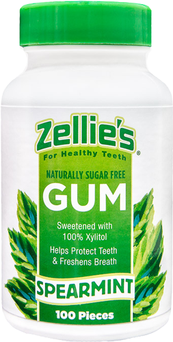 Zellie's All Natural Gum — Spearmint - What's Good